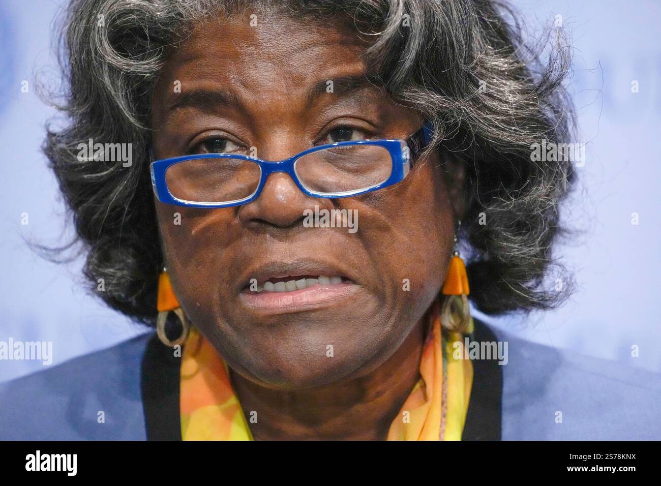 FILE - Linda Thomas-Greenfield, United States Ambassador to the United ...