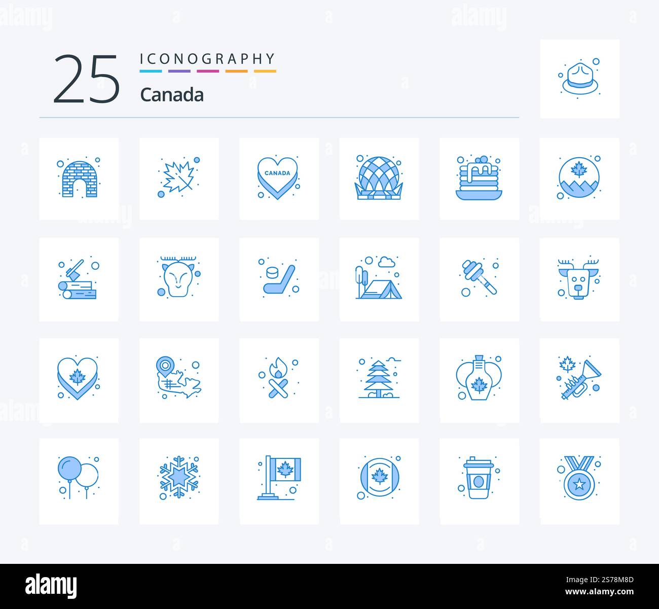 Canada outdoor building flag blue Stock Vector Images - Alamy