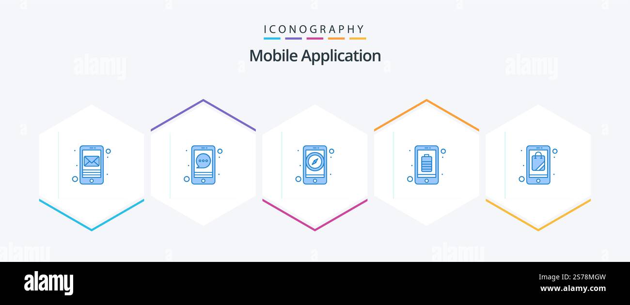Mobile Application 25 Blue icon pack including plain. mobile. app. full ...