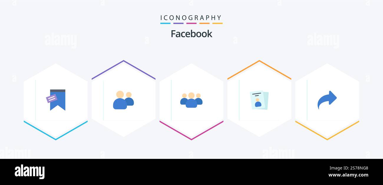 Facebook 25 Flat icon pack including . forward. id. right. arrow Stock ...