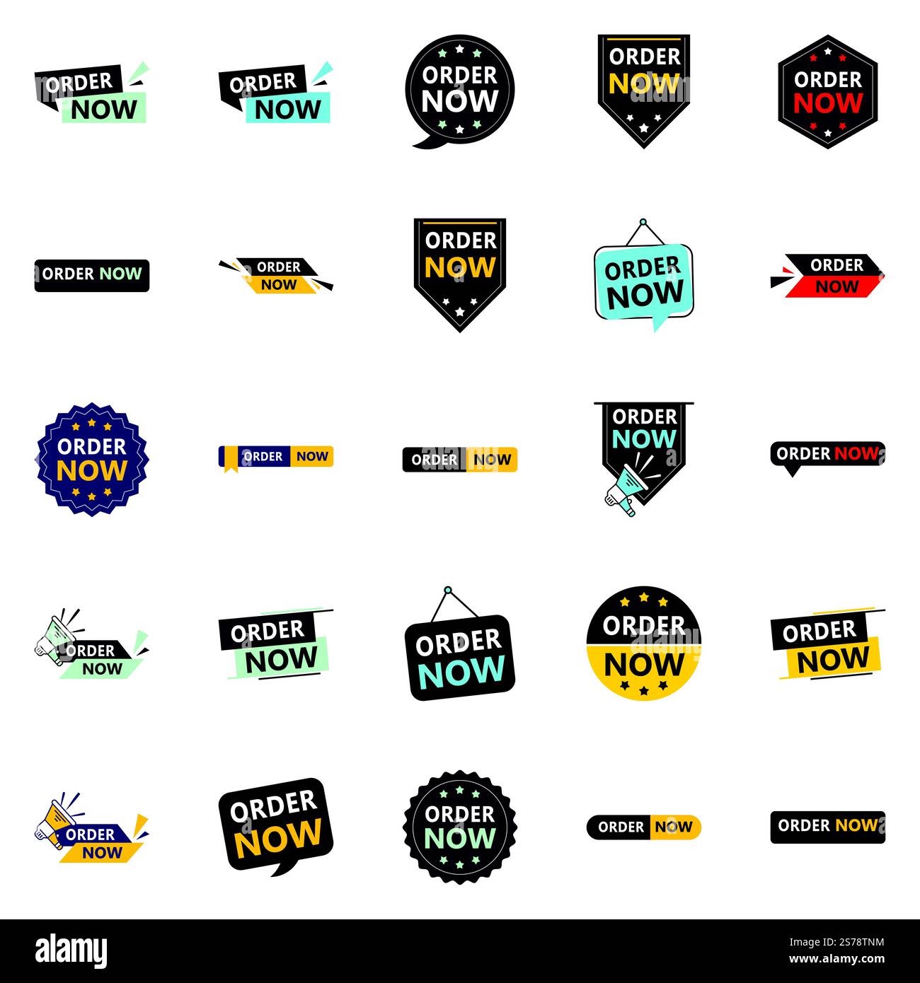 25 Creative Order Now Banners to Help You Stand Out Stock Vector Image ...