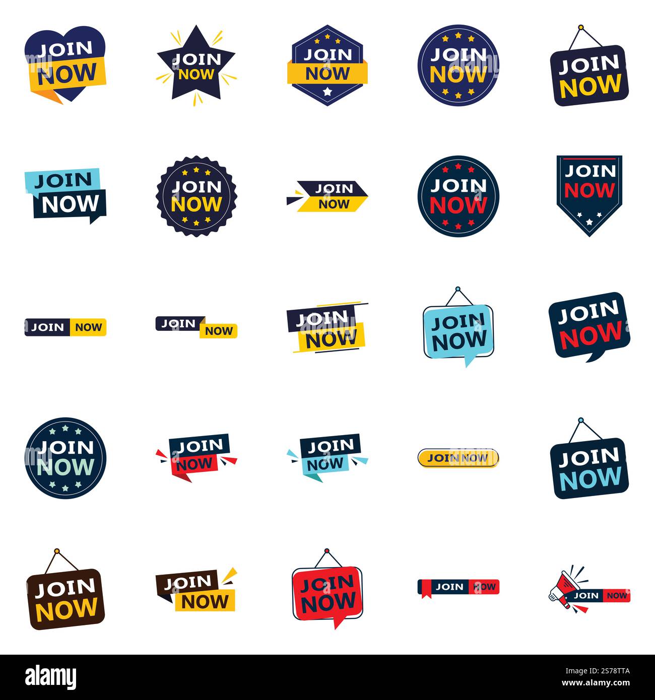 25 Professional Typographic Designs for encouraging membership Join Now ...