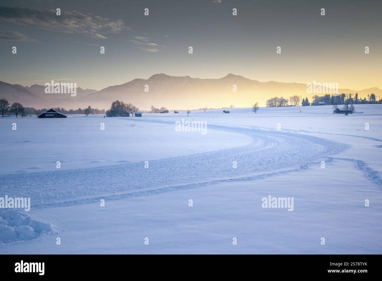 An image of a nice winter scenery Stock Photo - Alamy