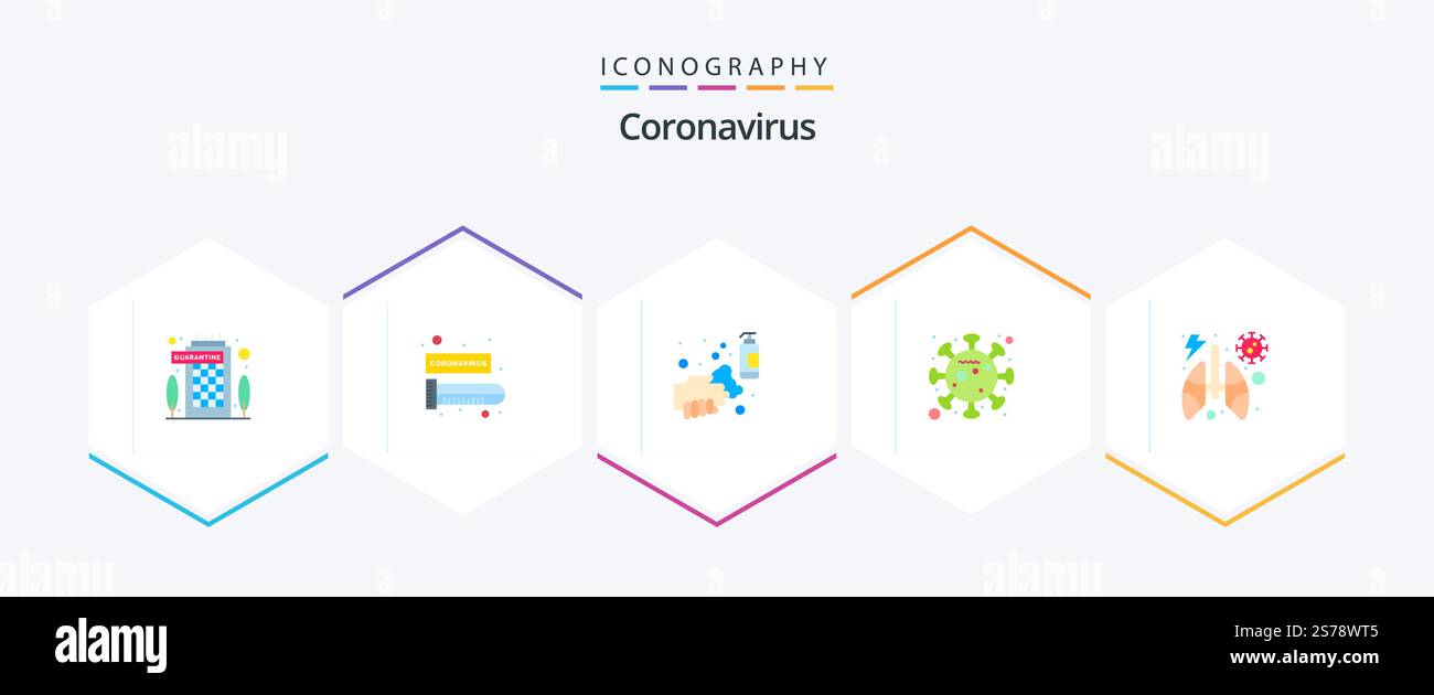Coronavirus 25 Flat icon pack including epidemic. spread. alcohol ...