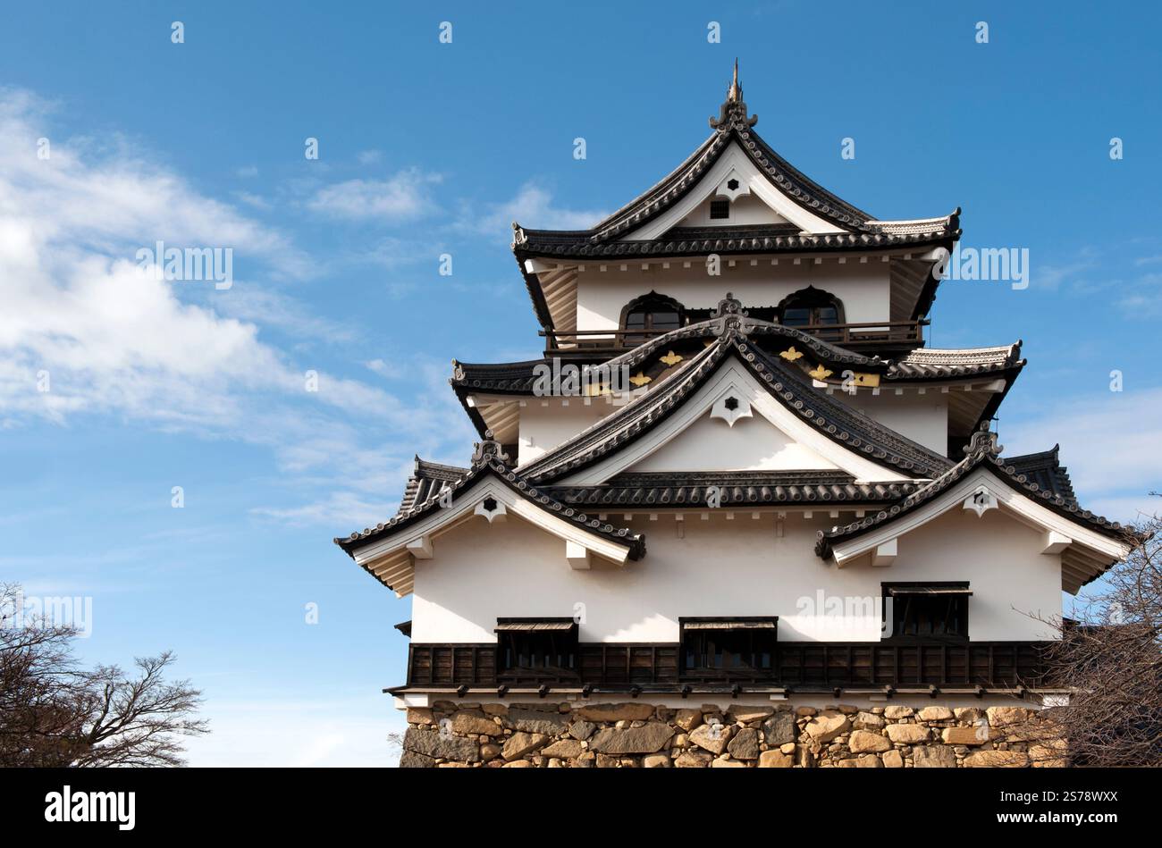 Hikone Castle is one of only twelve original Japanese castles remaining ...