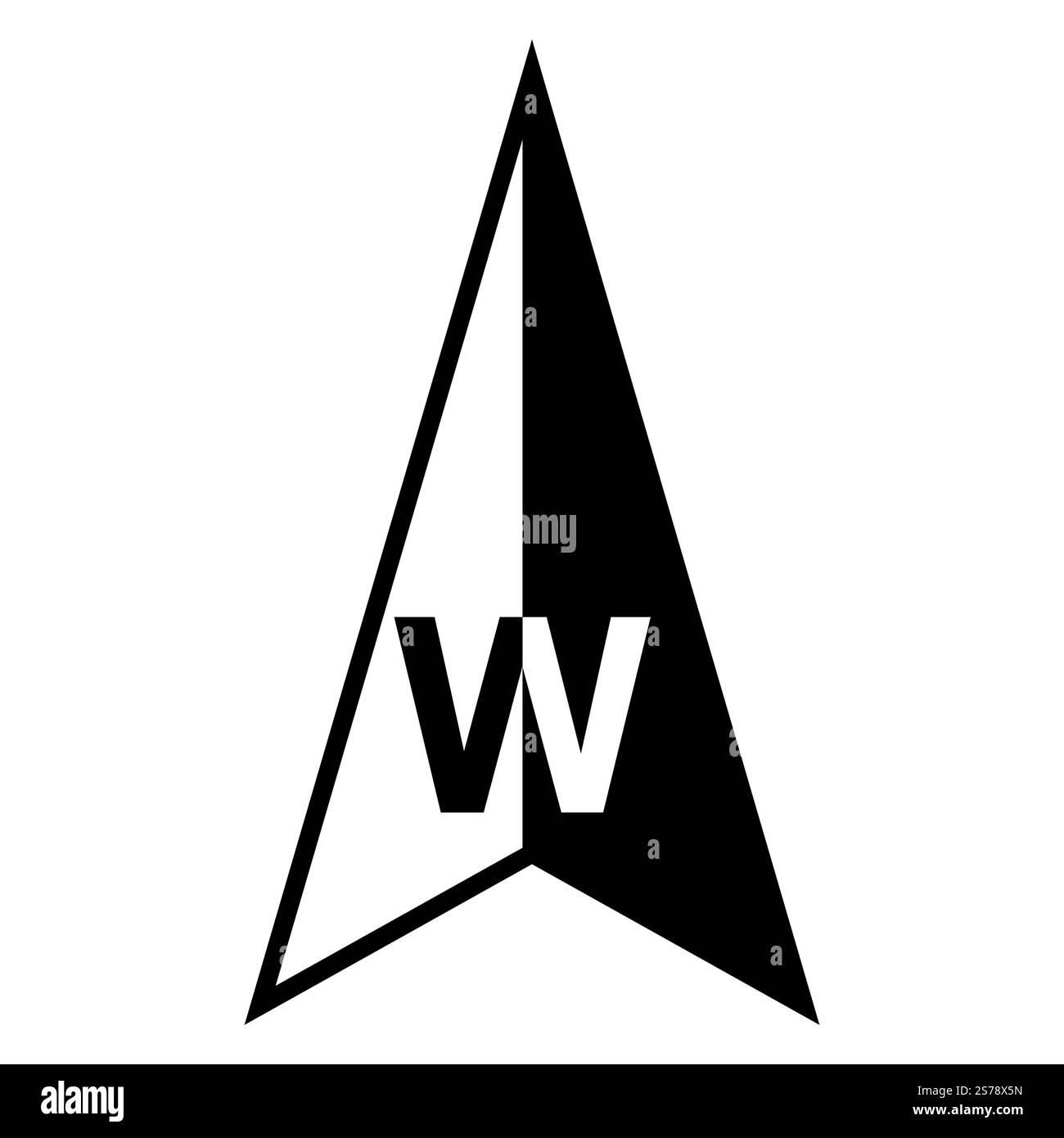 Letter simple pointing arrow Cut Out Stock Images & Pictures - Alamy