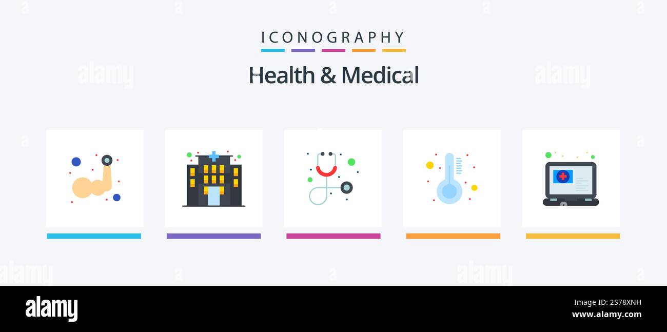 Health And Medical Flat 5 Icon Pack Including appointment. online ...