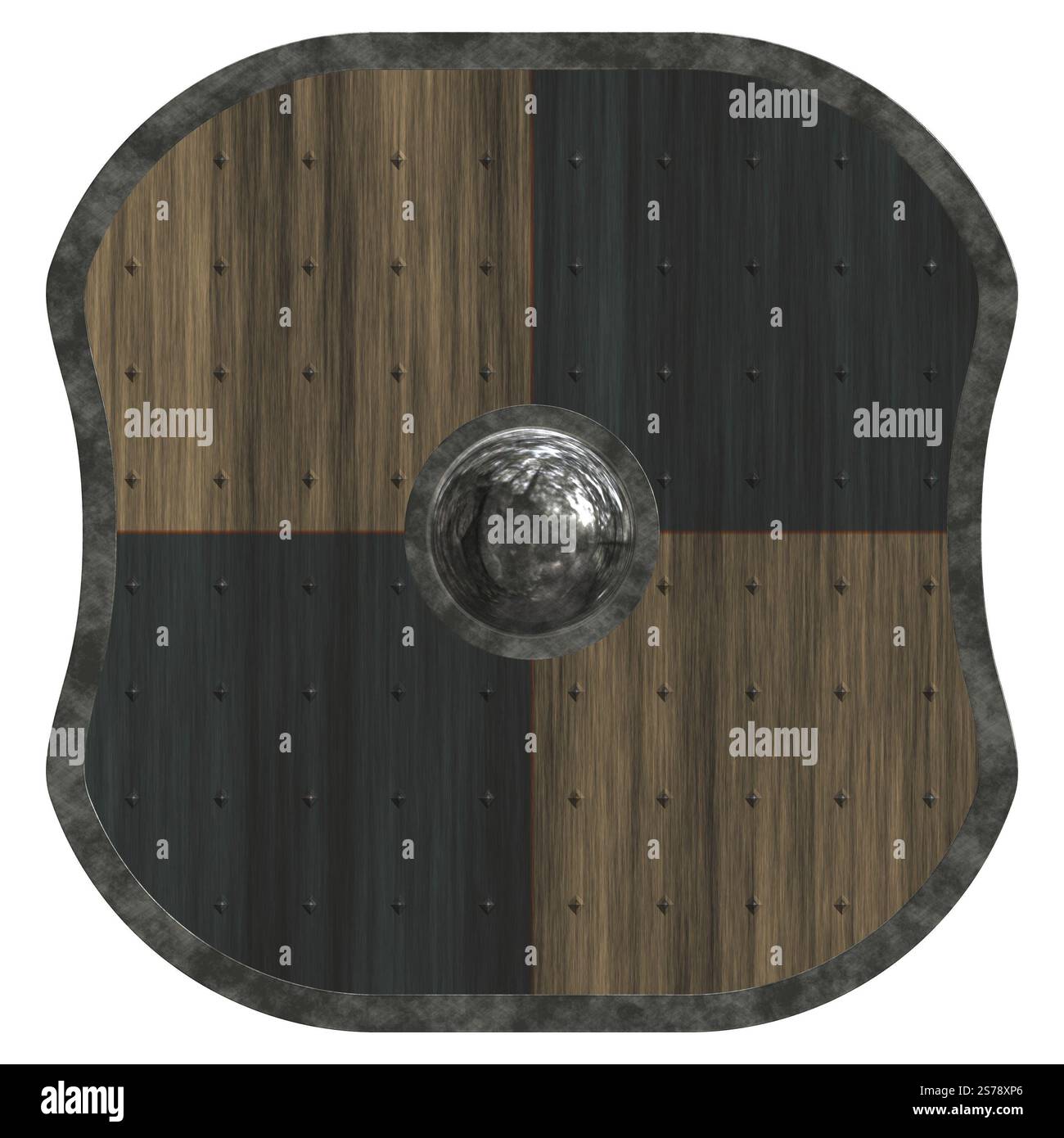 An illustration of a nice viking shield texture Stock Photo - Alamy