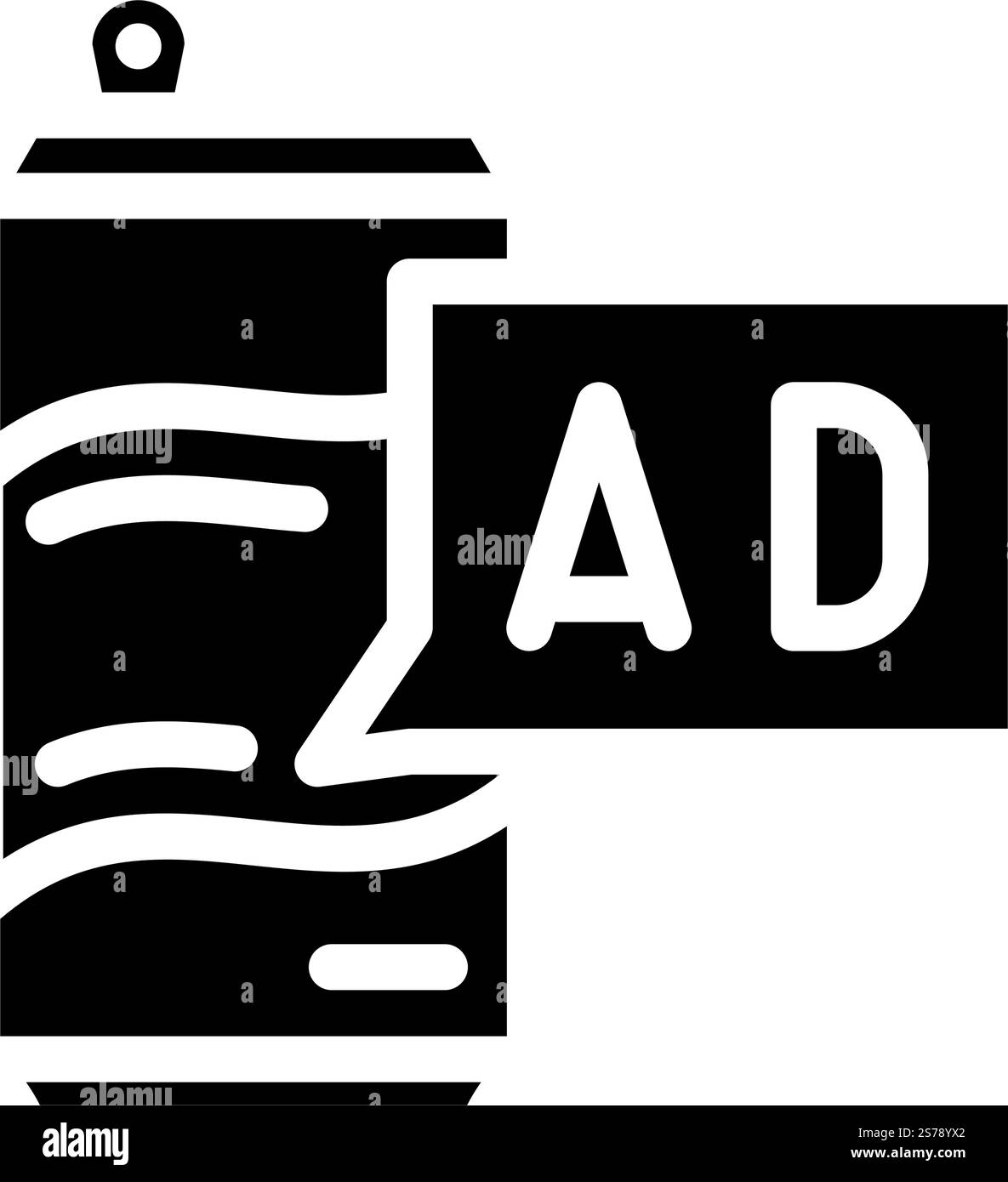 product placement advertising glyph icon vector. product placement ...