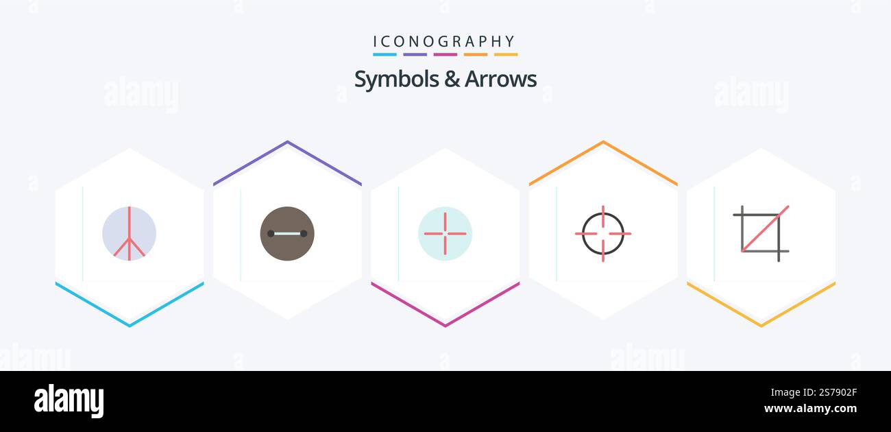 Symbols and Arrows 25 Flat icon pack including . symbolism. . symbols ...
