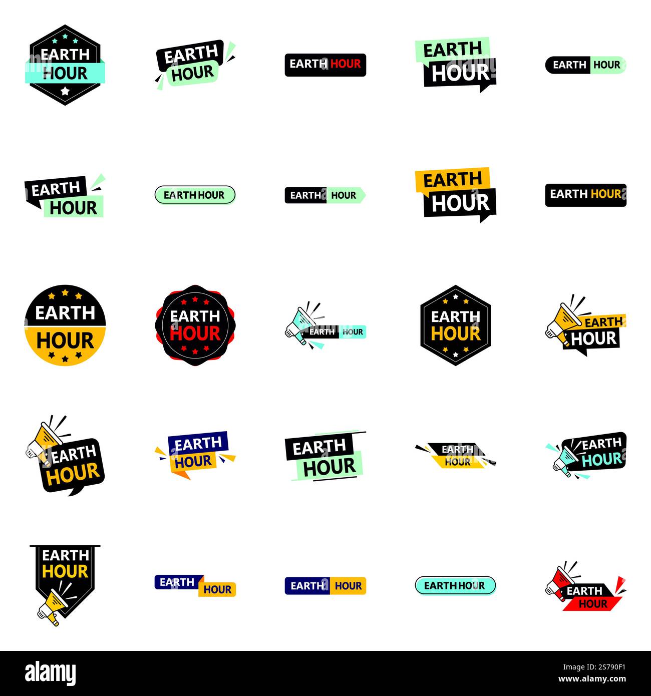 Earth Hour 25 Eye catching Vector Designs for Increased Eco Friendly ...