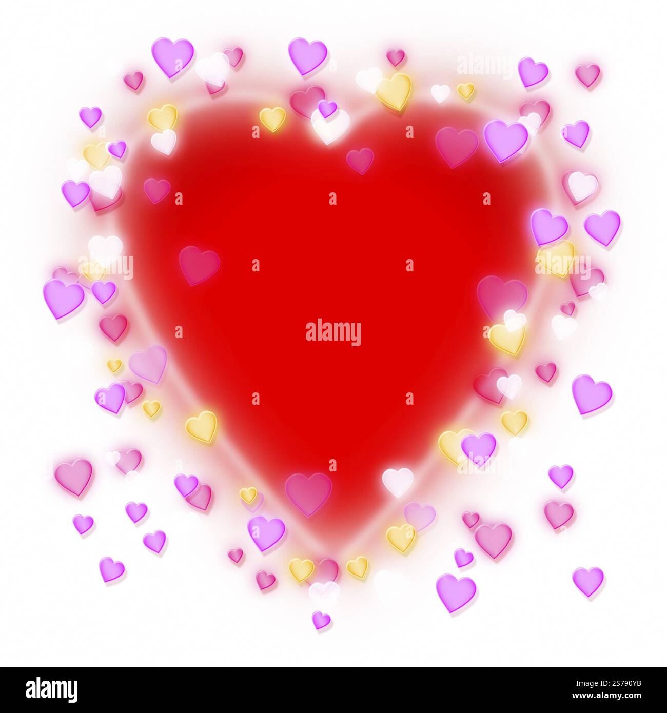 Heart shape against on Cut Out Stock Images & Pictures - Alamy