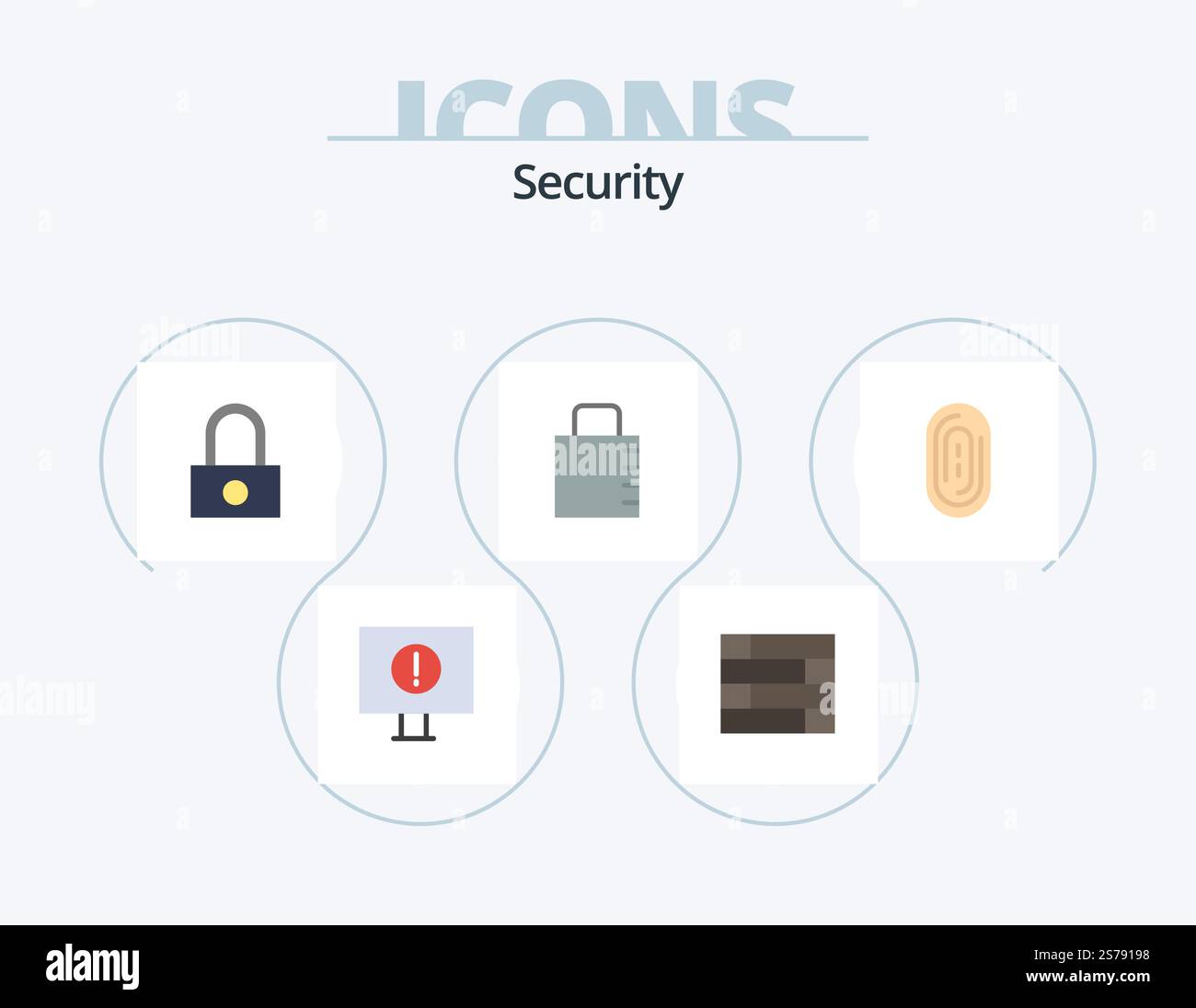 Security Flat Icon Pack 5 Icon Design. . touch. security. fingerprint ...