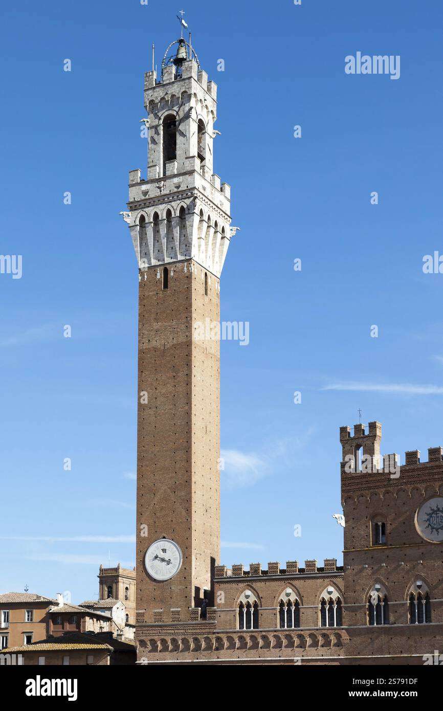An image of a the nice Tower in Siena Italy Stock Photo - Alamy