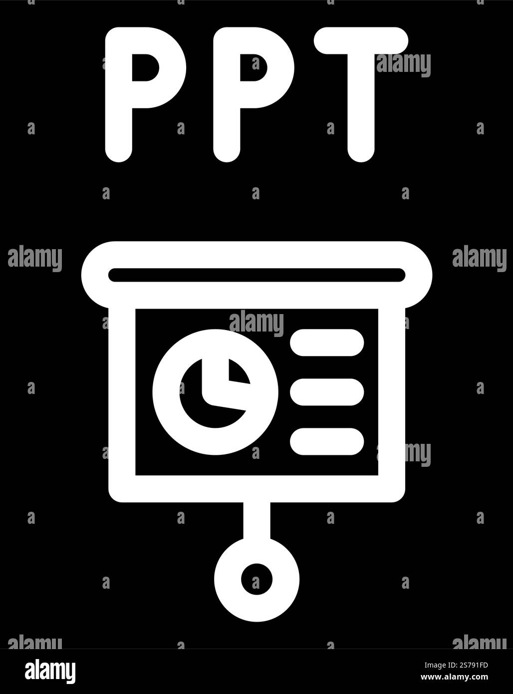 ppt file format document glyph icon vector. ppt file format document ...