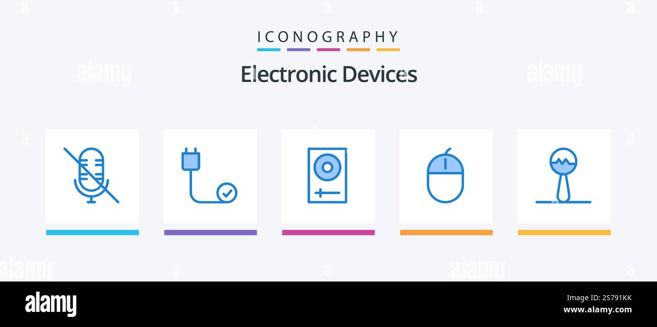 Devices Blue 5 Icon Pack Including mouse. gadget. console. devices ...