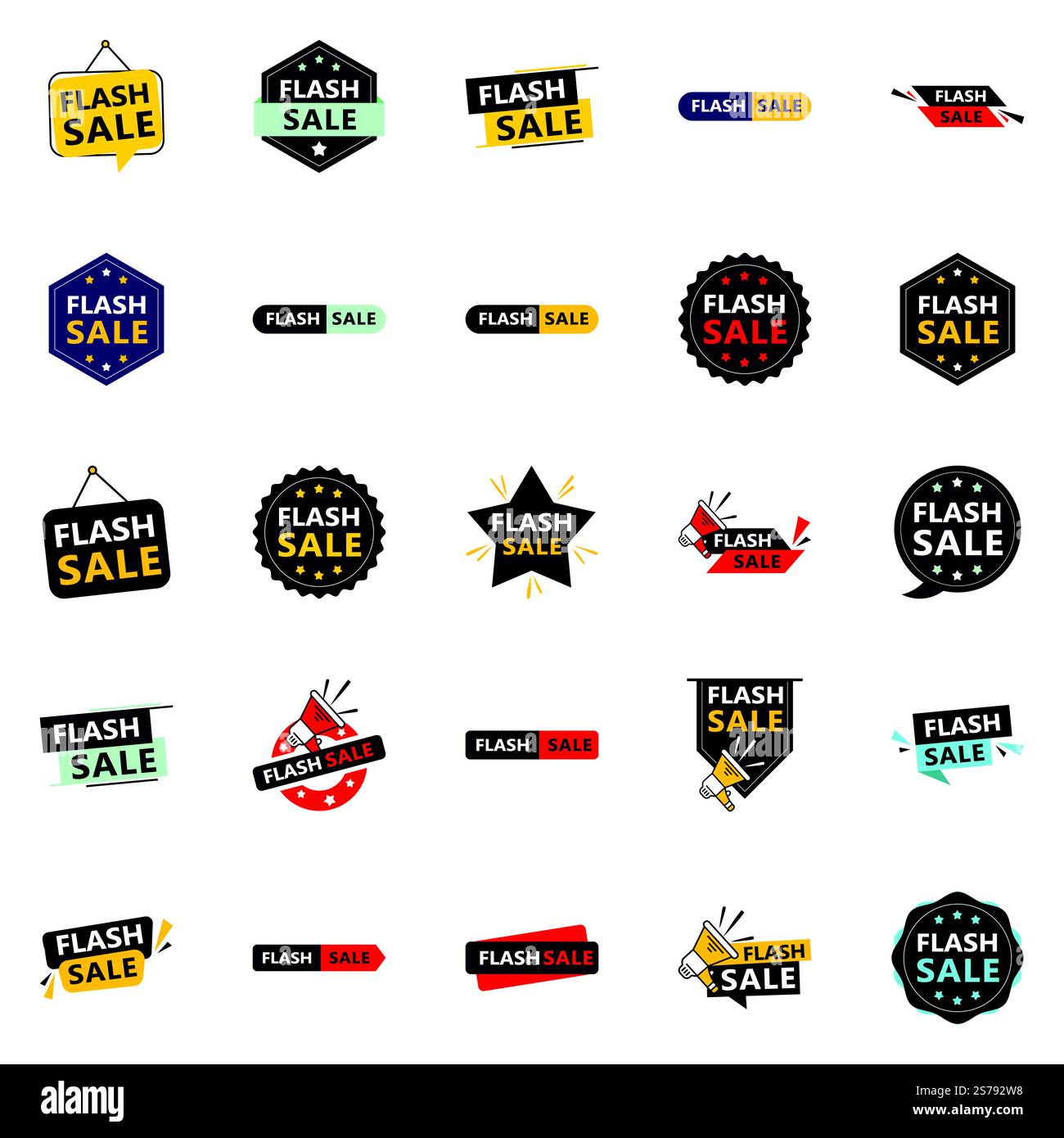 The Flash Sale Vector Collection 25 Dynamic Designs for Product and ...