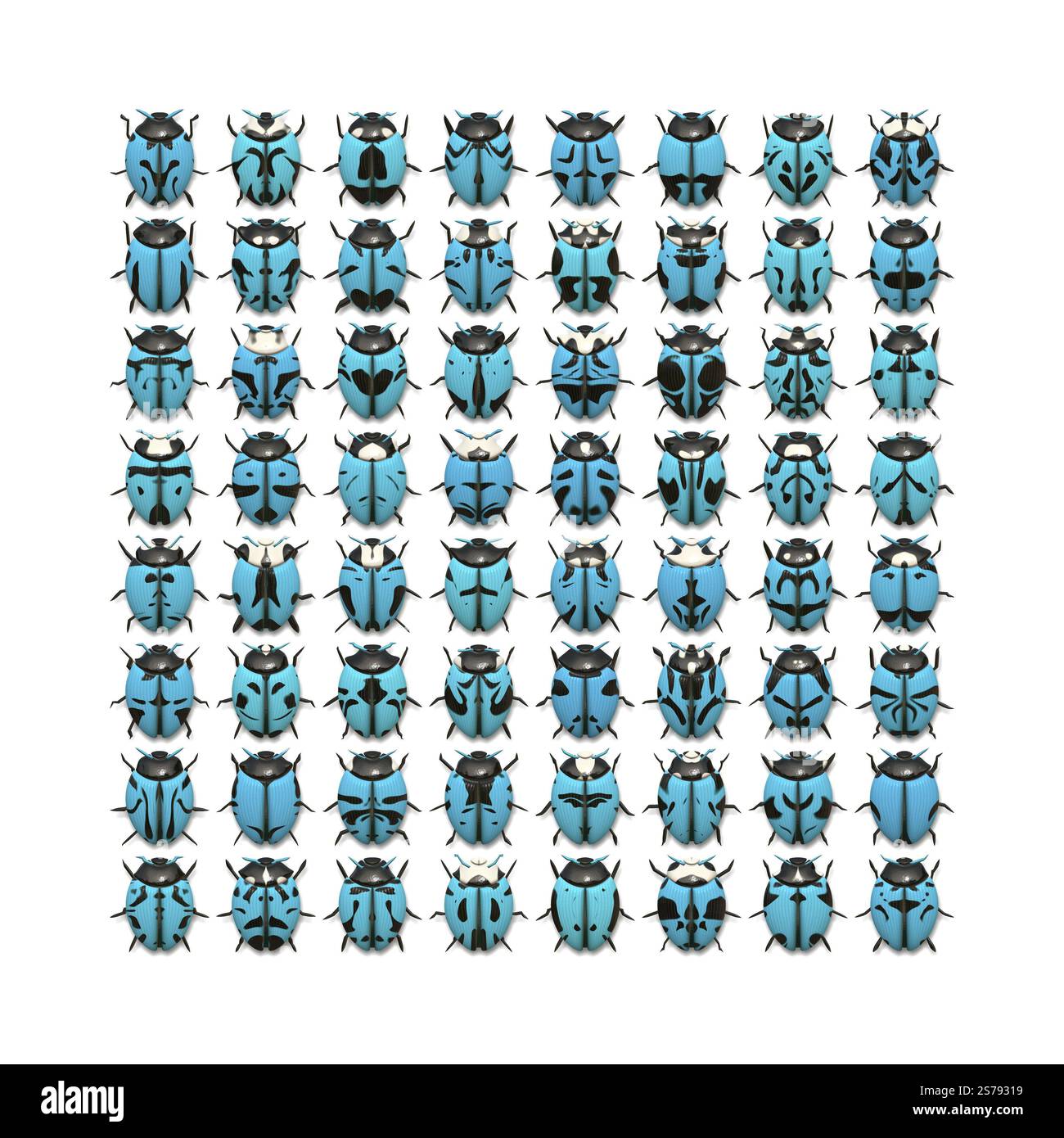 Various insects illustration Cut Out Stock Images & Pictures - Alamy
