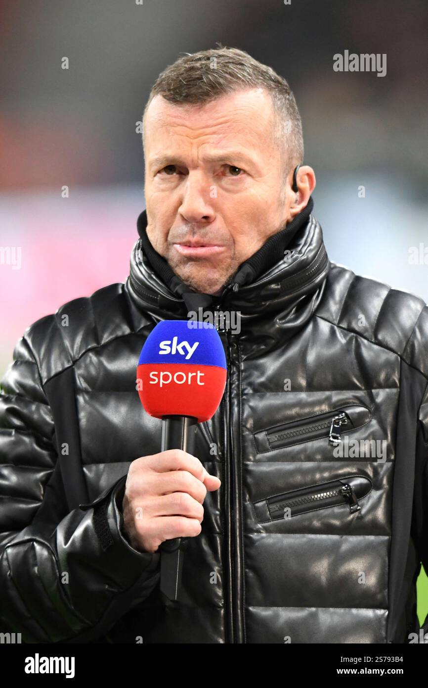 Leverkusen, Deutschland. 18th Jan, 2025. Sky Experte Lothar Matthaeus. GER, Bayer 04 Leverkusen ...