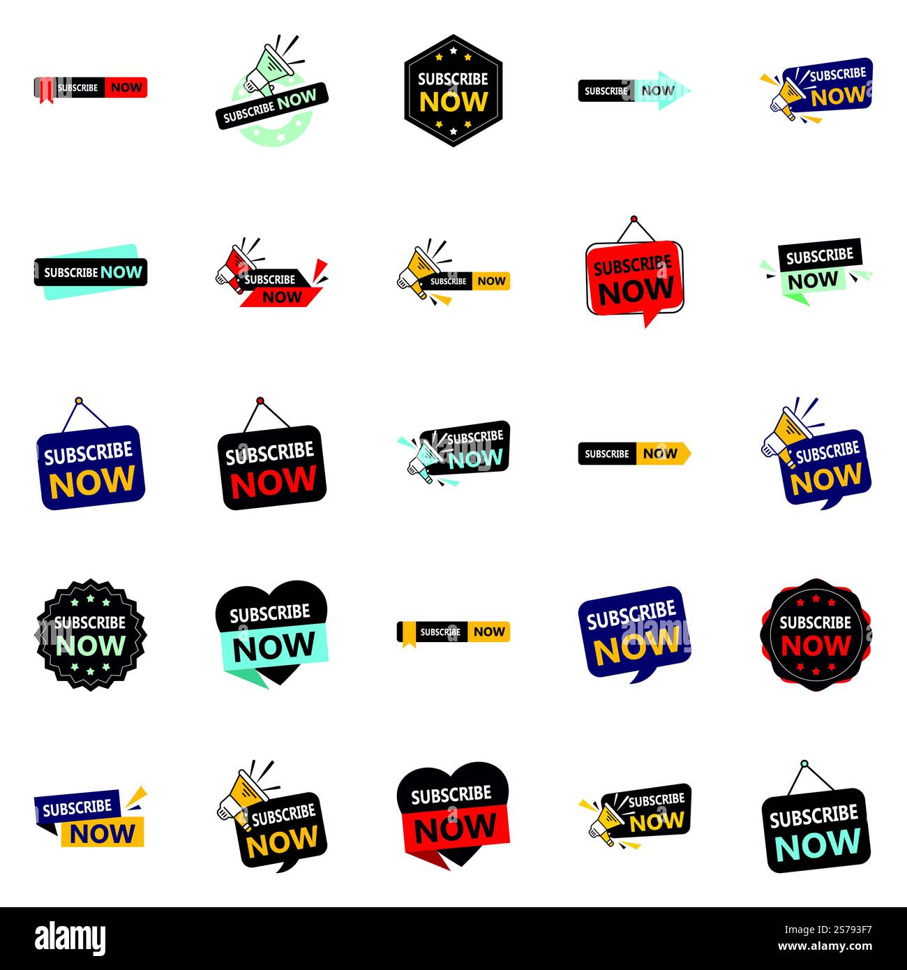 25 Colorful Subscribe Now Banners for Kids and Children’s Websites ...