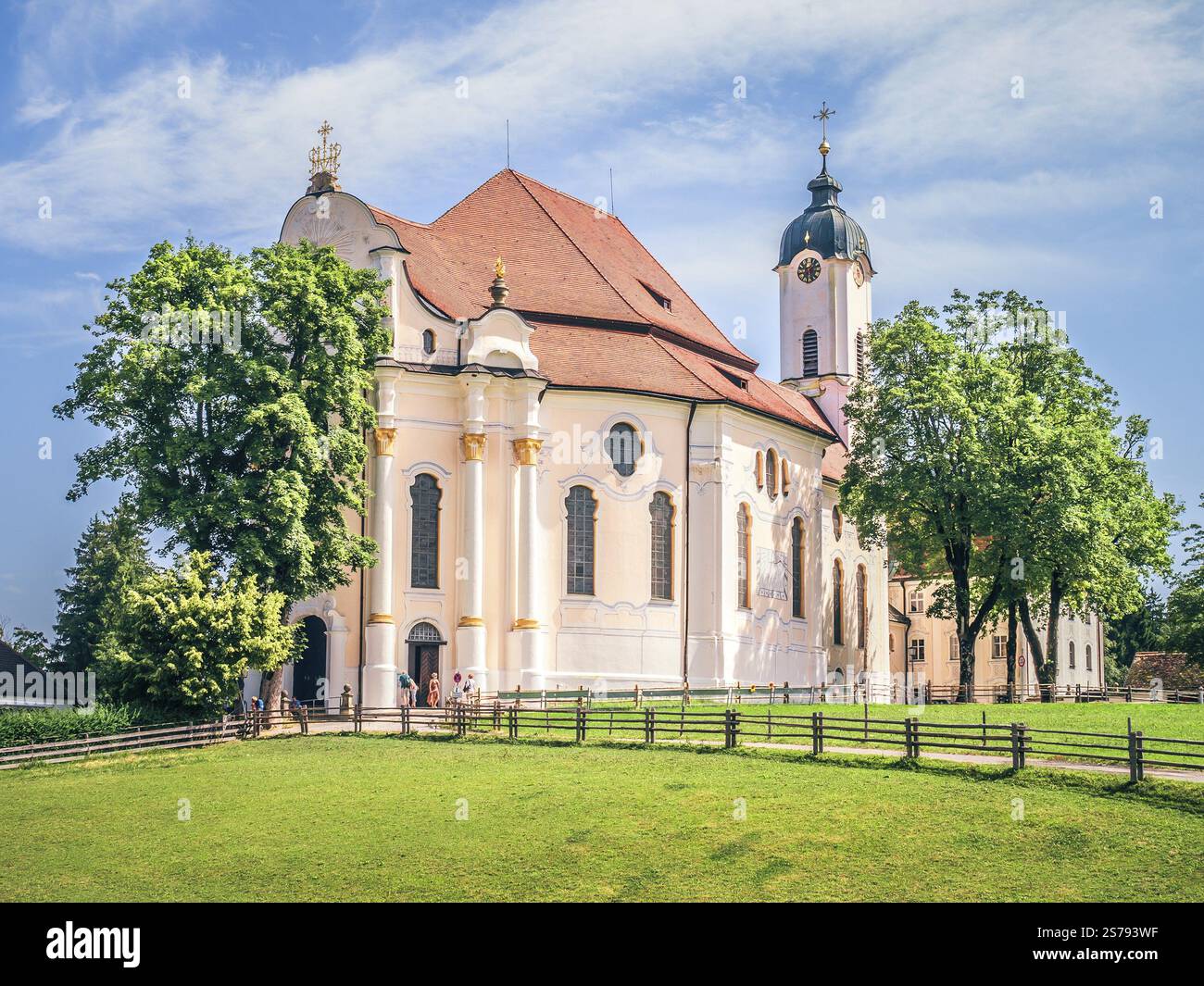 An image of the famous Wieskirche in Bavaria Germany Stock Photo - Alamy