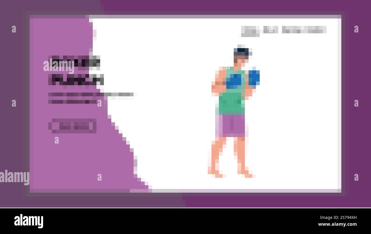 boxer punch vector. boxing fight, sport training, exercise fitness, gym ...