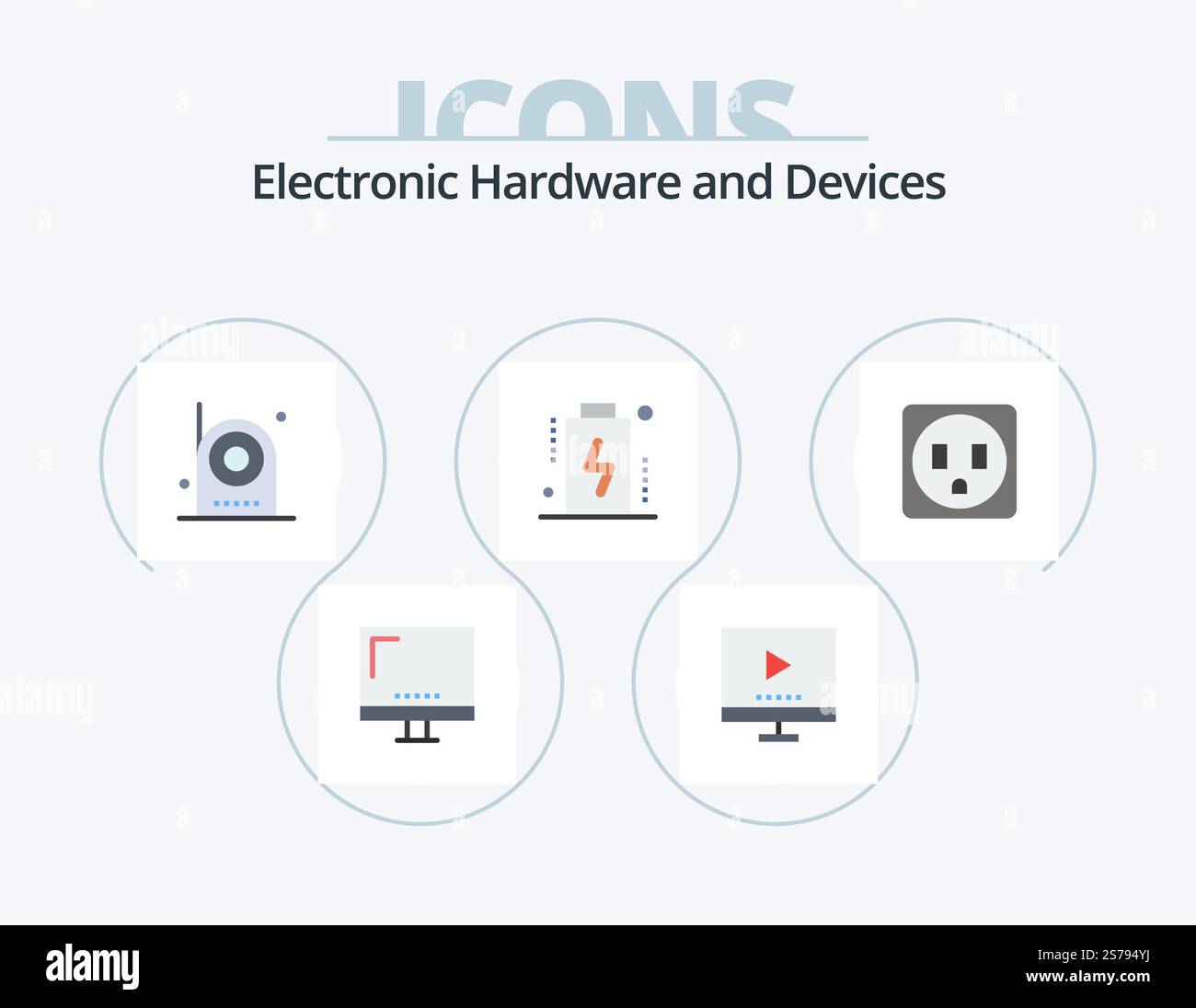 Electronic devices socket Stock Vector Images - Alamy