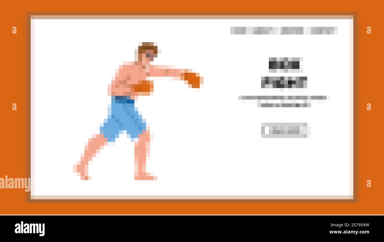 box fight vector. boxer sport, boxing fighter, exercise training ...