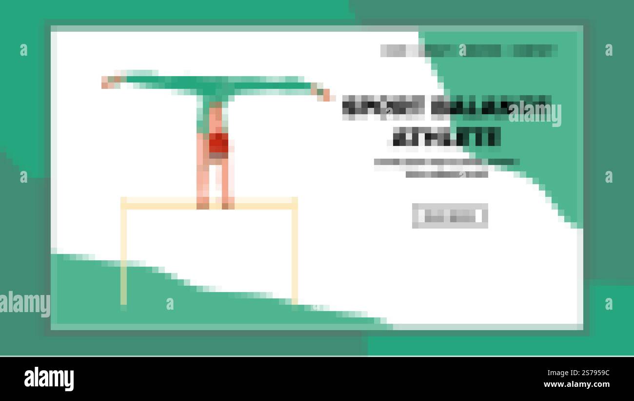 sport balance athlete vector. exercis athletic, fitness workout ...