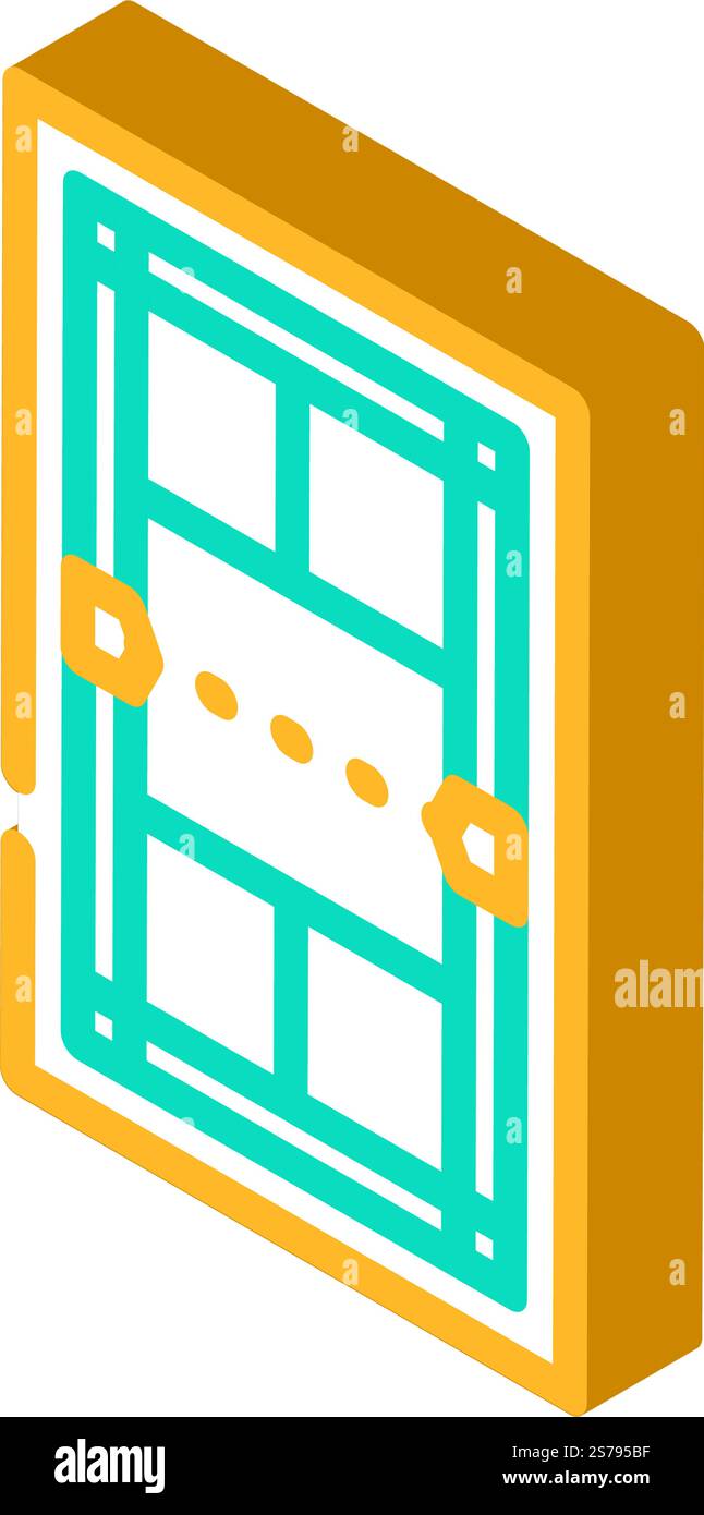 badminton court isometric icon vector. badminton court sign. isolated ...