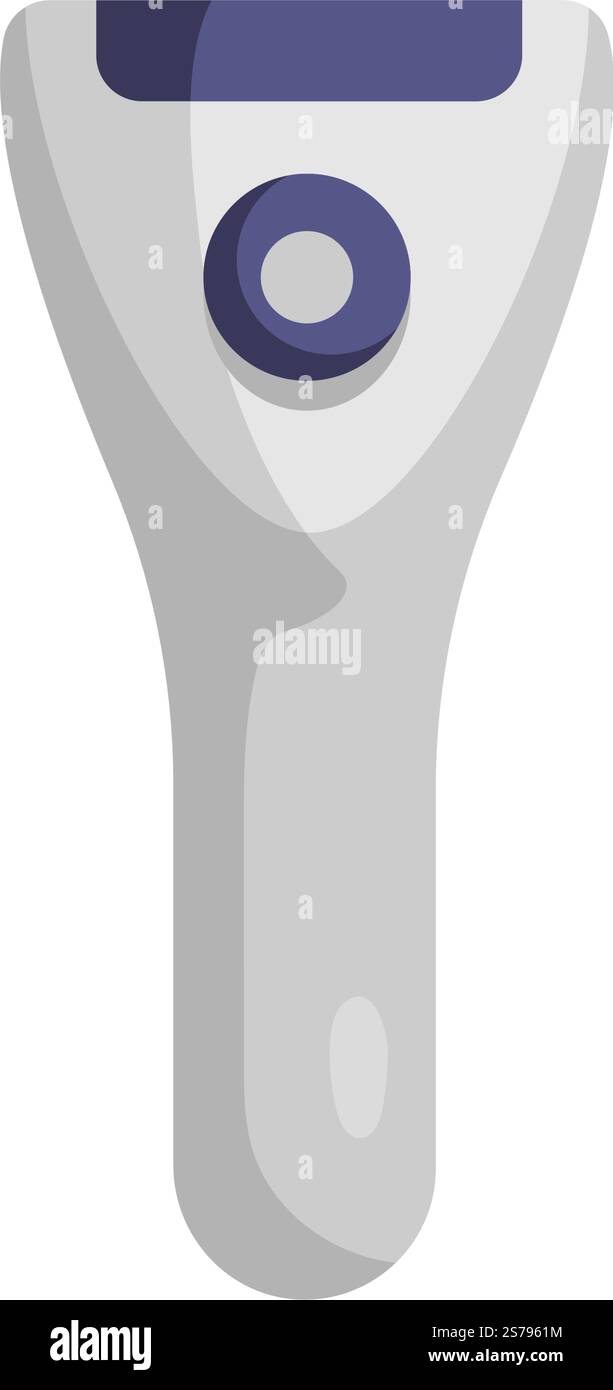 pedicure callus remover cartoon. pedicure callus remover sign. isolated ...