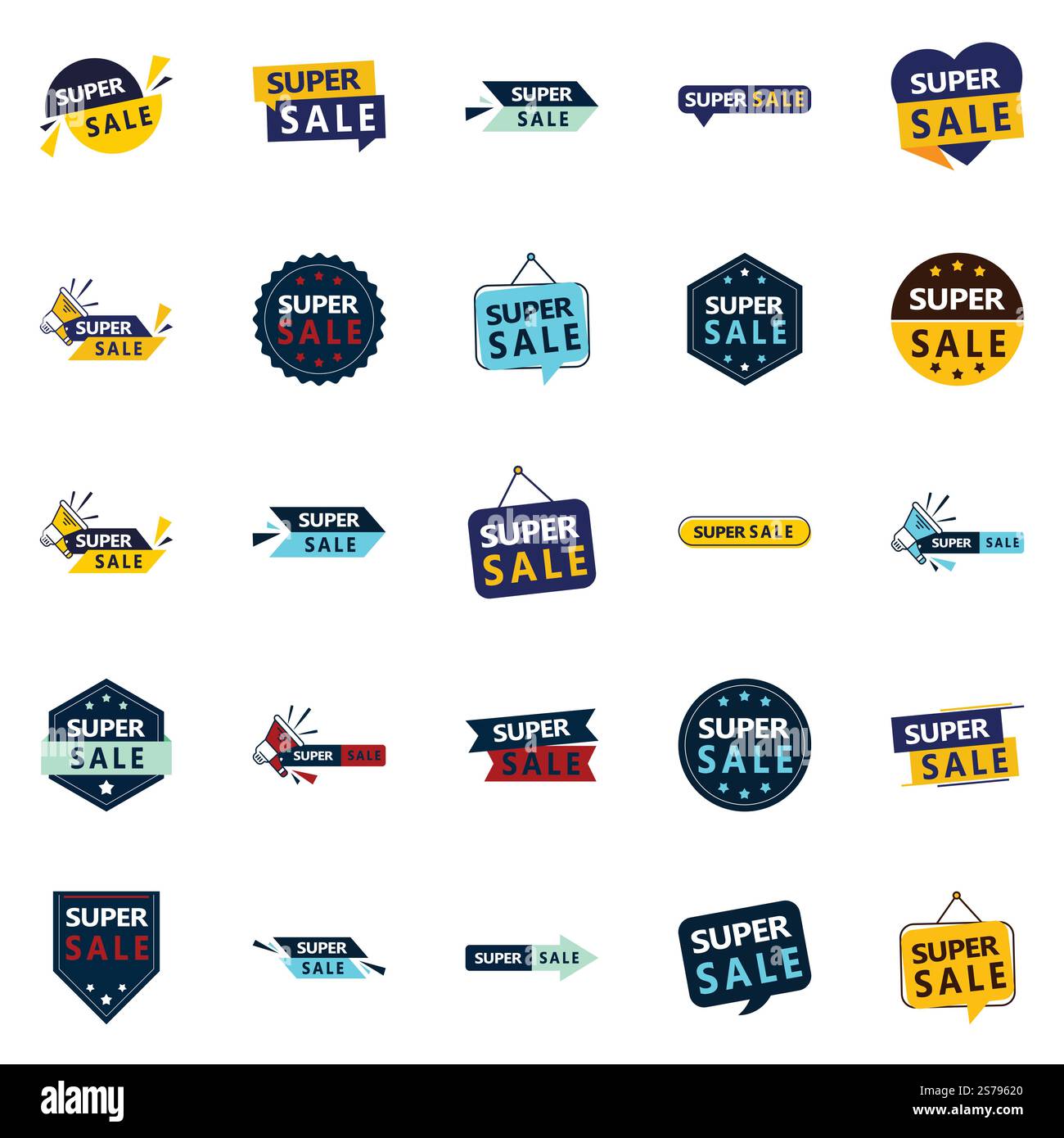 Super sale tag 25% Stock Vector Images - Alamy