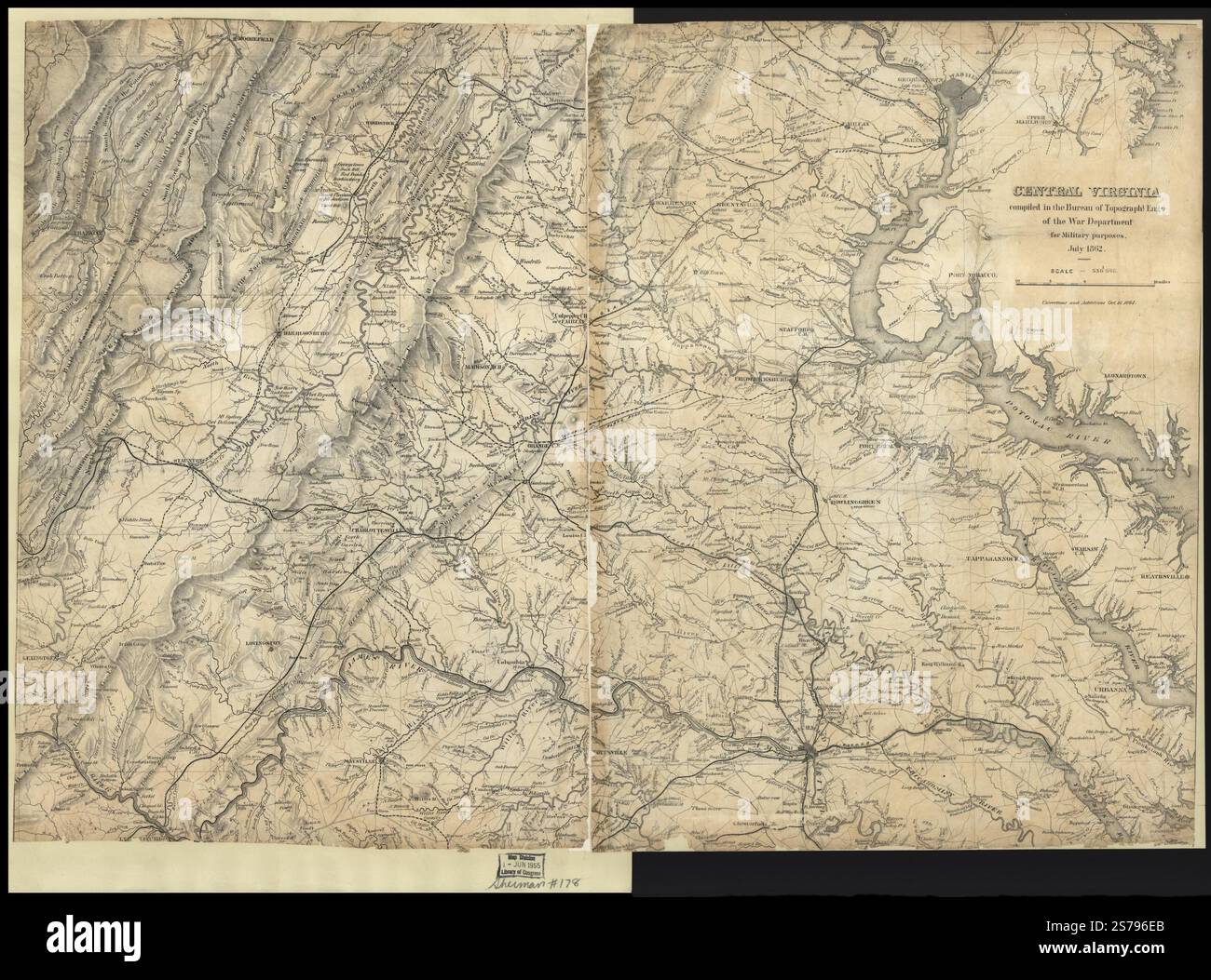 Central Virginia 1864 by United States. Army. Corps of Topographical ...