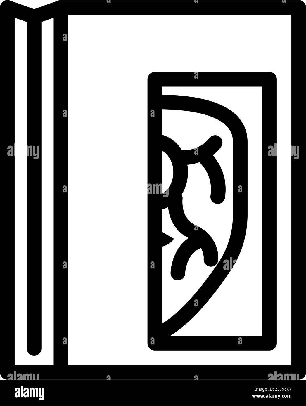 food grade bag line icon vector. food grade bag sign. isolated contour ...