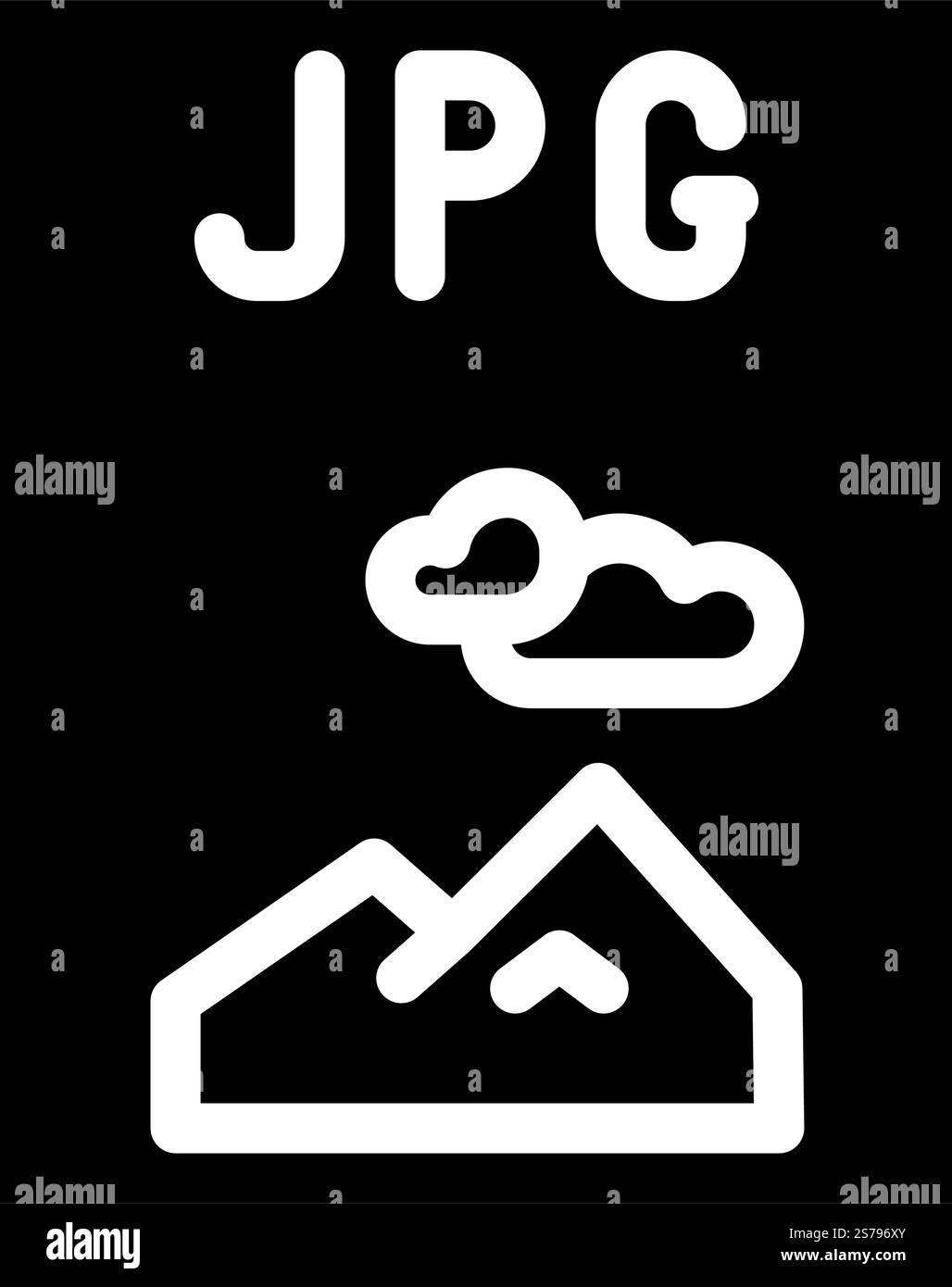 jpg file format document glyph icon vector. jpg file format document ...