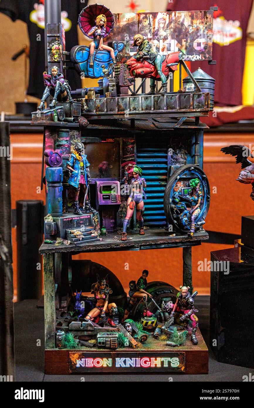 Las Vegas, USA. 18th Jan, 2025. A painted mineature from Verko's Vault ...