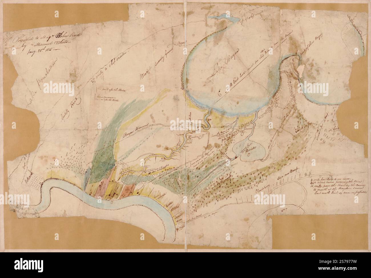 John white map hi-res stock photography and images - Alamy