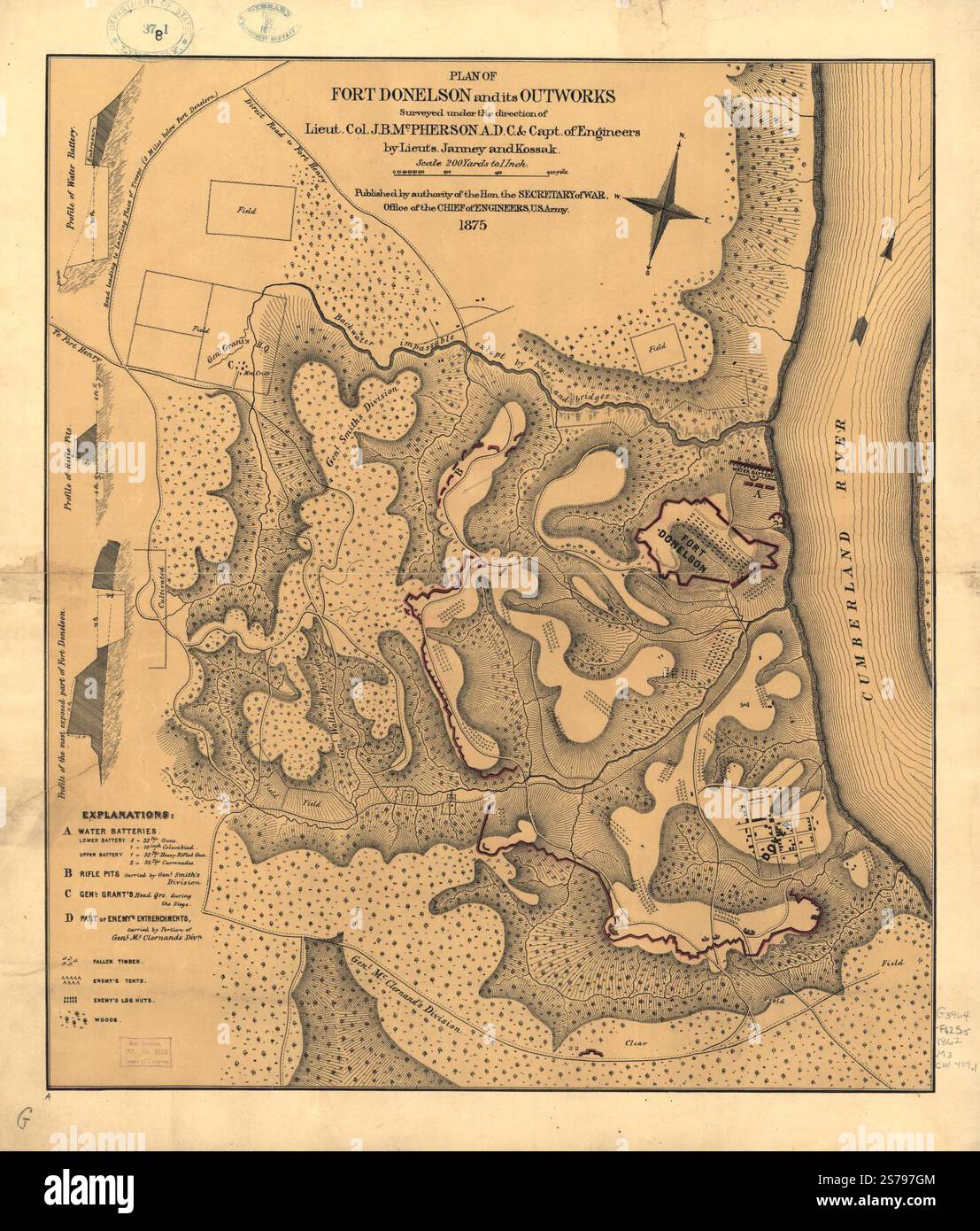 James fort map hi-res stock photography and images - Alamy