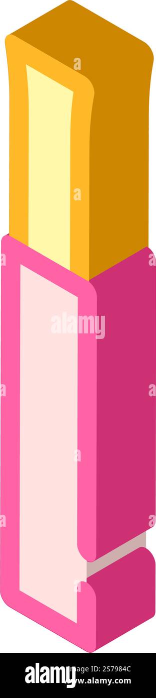 single strand wire isometric icon vector. single strand wire sign ...