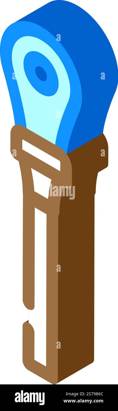 panel feed wire cable isometric icon vector. panel feed wire cable sign ...