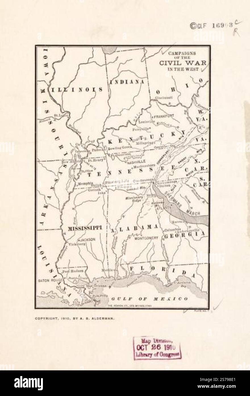 Campaigns of the Civil War in the West. 1865 by Kenyon Company Stock ...
