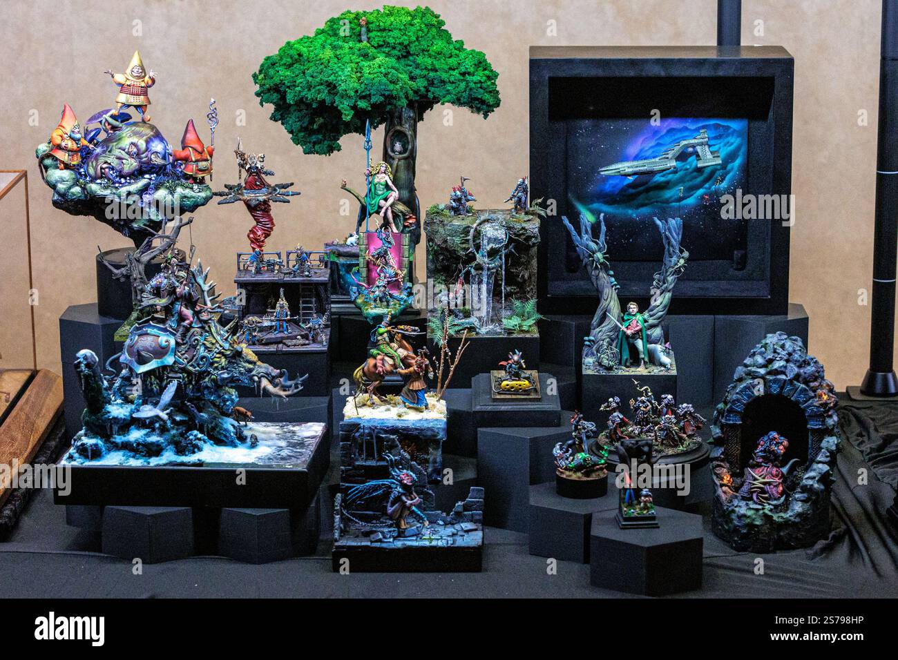 Las Vegas, USA. 18th Jan, 2025. The Diorama category entries submitted ...