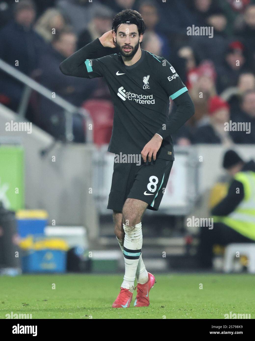 Dominik Szoboszlai of Liverpool during the Premier League match ...