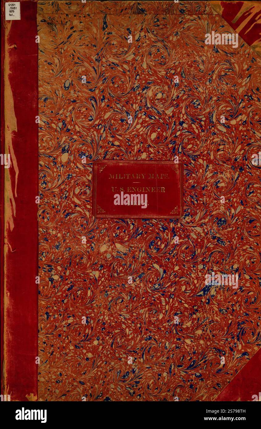 Military maps. 1879 by United States. Army. Corps of Engineers Stock ...