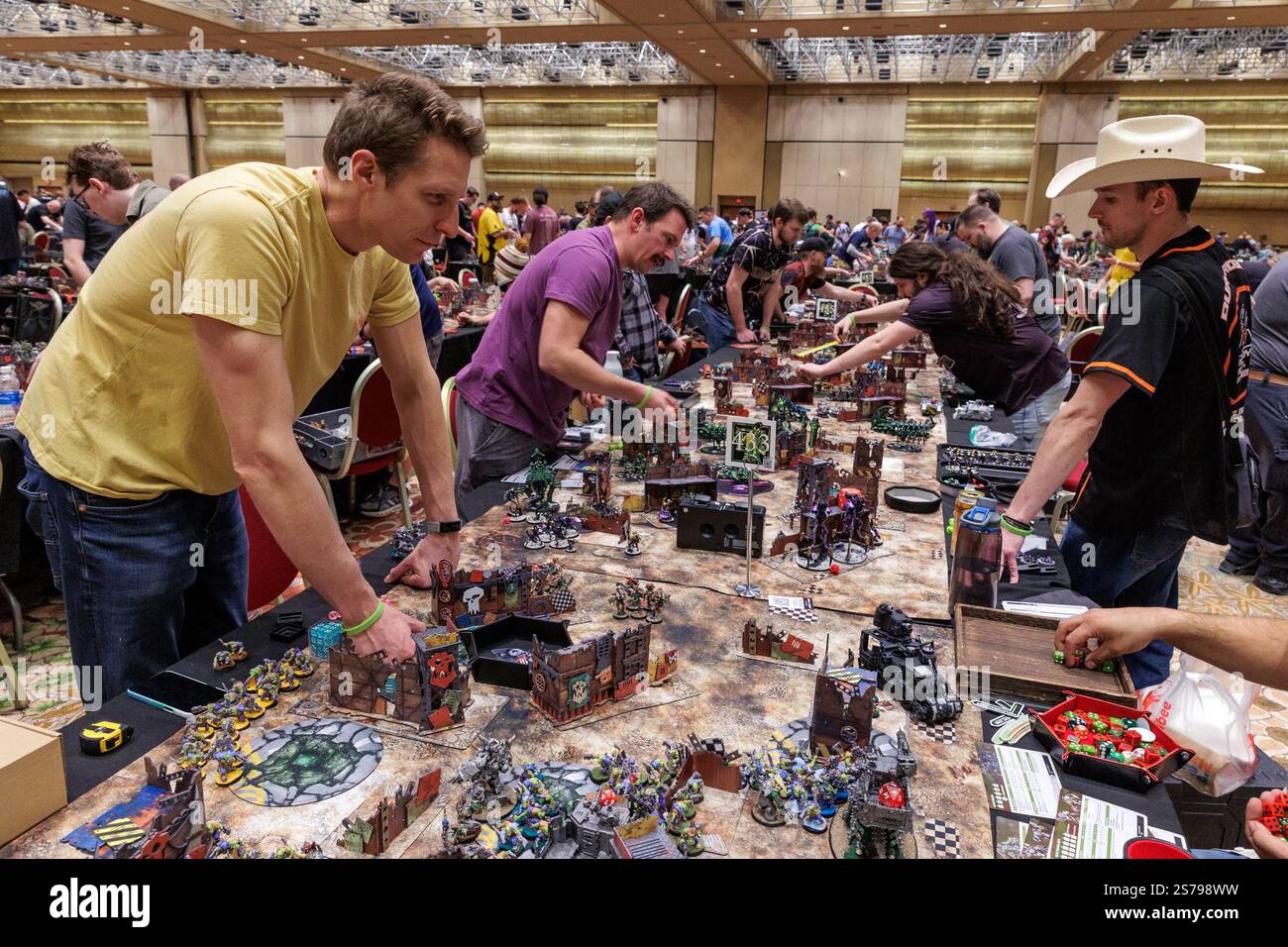 Attendees compete at the Las Vegas Open (LVO) at the Rio Casino and ...