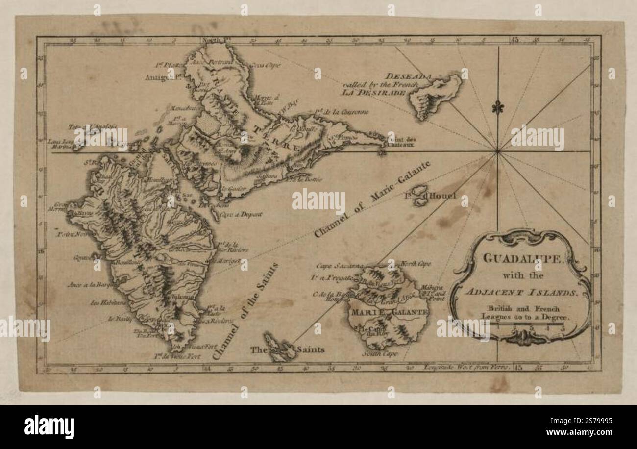 Map of guadalupe hi-res stock photography and images - Alamy