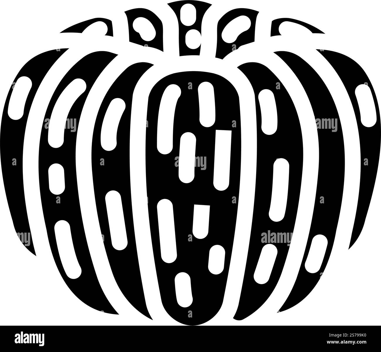 orange peeled slice glyph icon vector. orange peeled slice sign ...