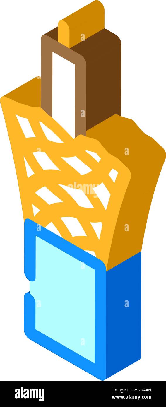 coaxial cable wire isometric icon vector. coaxial cable wire sign ...