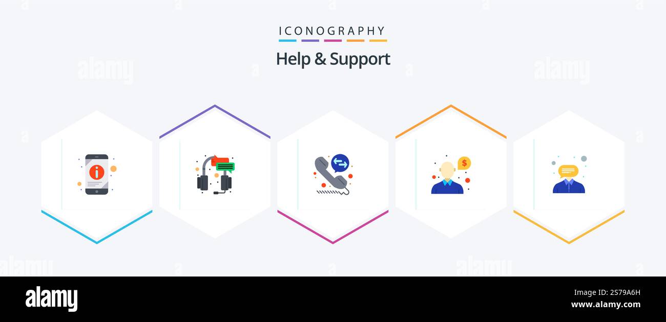 Help And Support 25 Flat icon pack including customer. support. headset ...