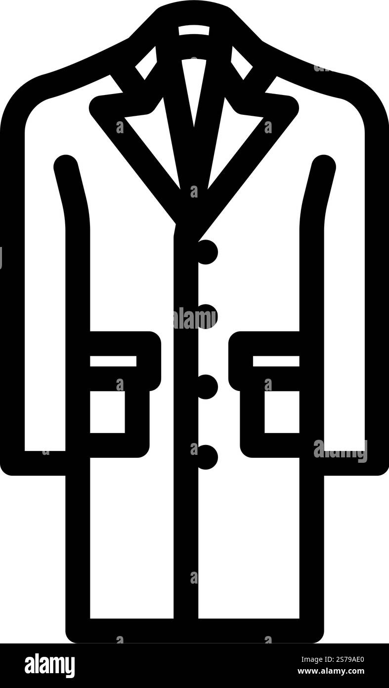 paletot outerwear male line icon vector. paletot outerwear male sign ...